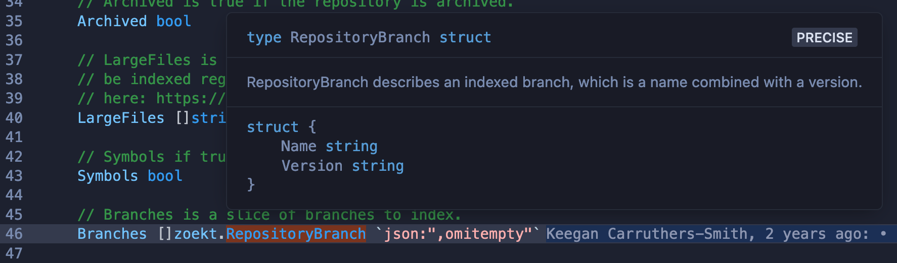 Missing code intel popover buttons for cross-repo references · Issue #40658 · sourcegraph ...