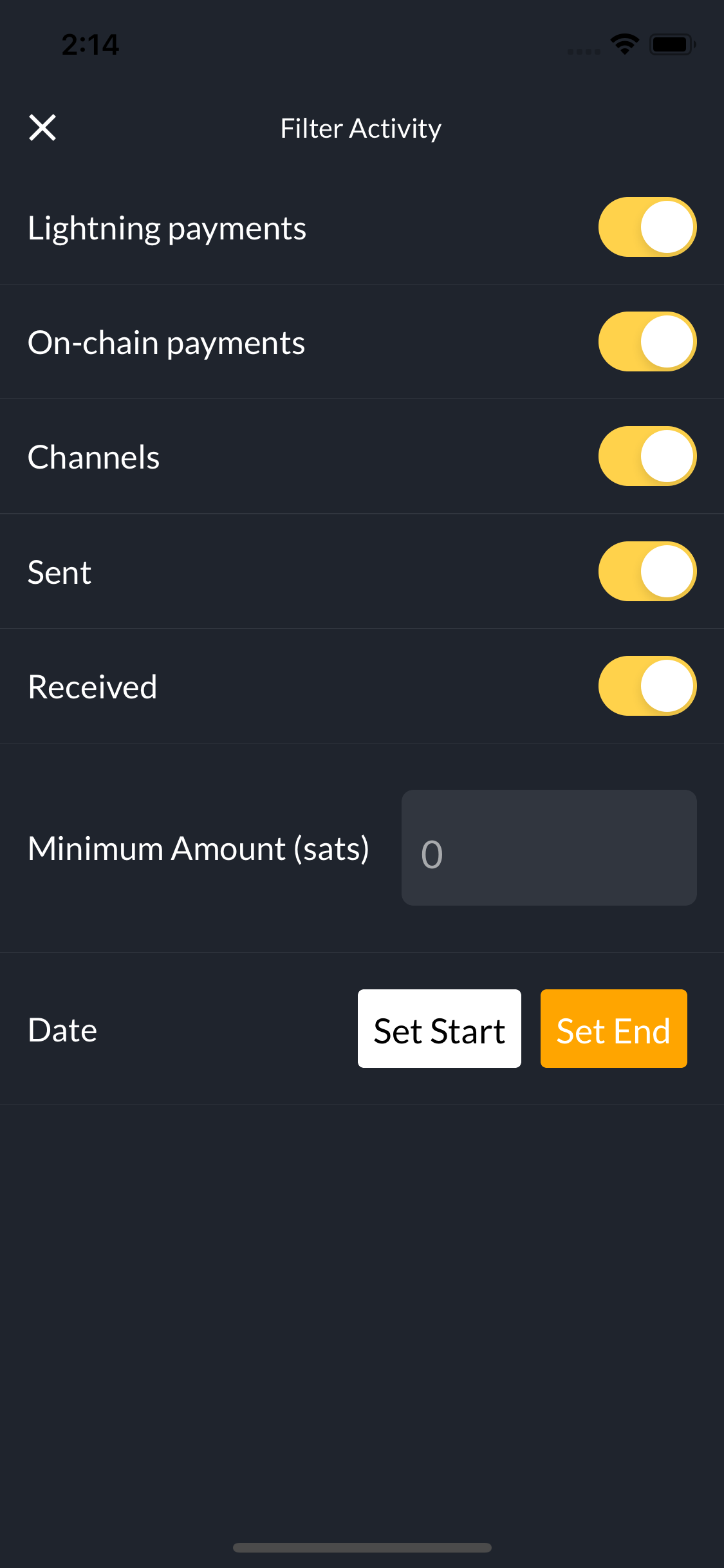Add minimum amount filter by deregs · Pull Request #1100 · ZeusLN/zeus · GitHub