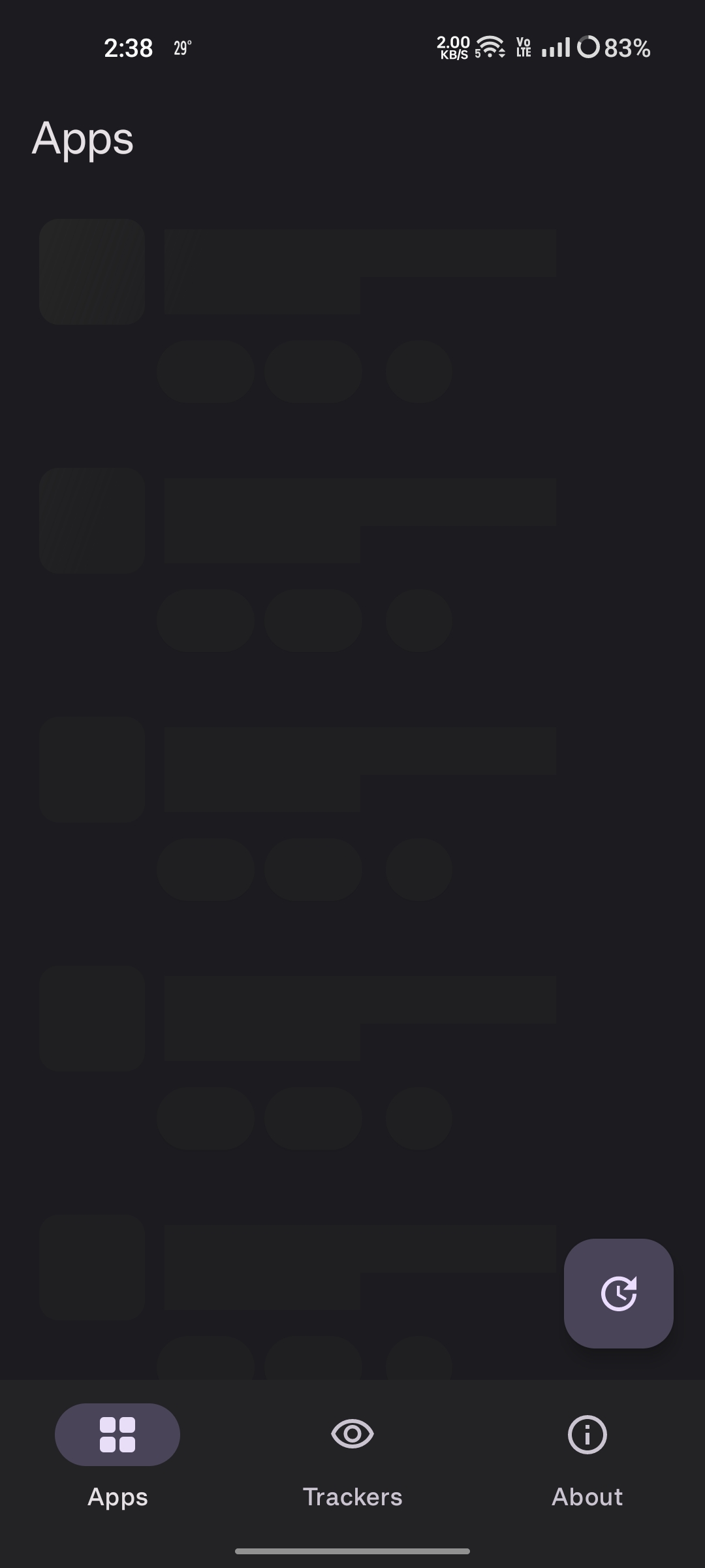 Blank screen · Issue #304 · Exodus-Privacy/exodus-android-app · GitHub