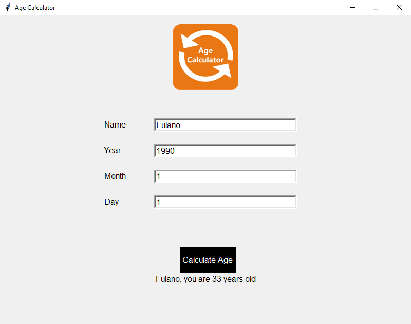 Github Vinigomes00age Calculator Simple Age Calculator Program Made By Python Language