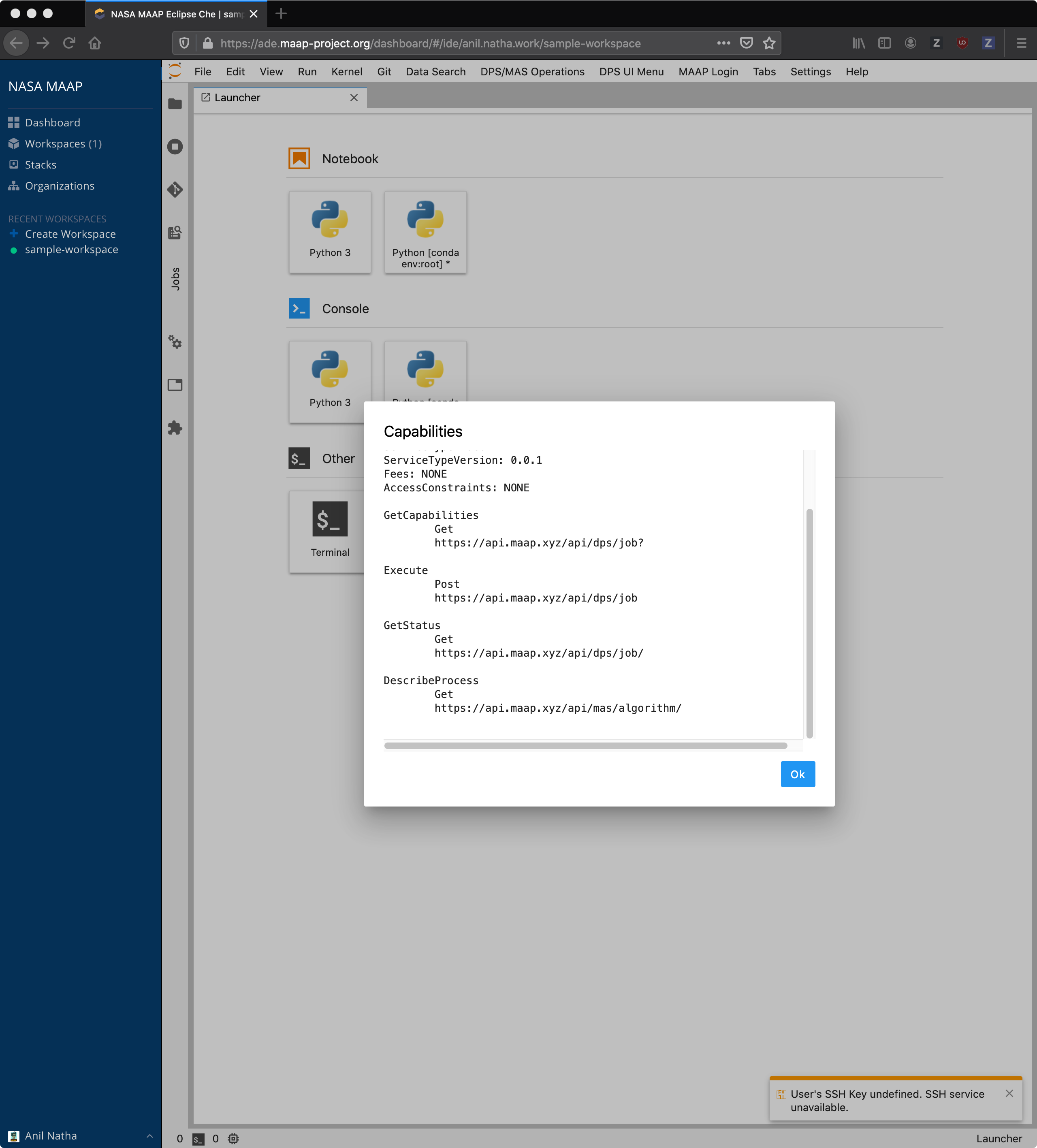 Get Capabilities in ADE references api.maap.xyz · Issue #432 · MAAP-Project/Community · GitHub