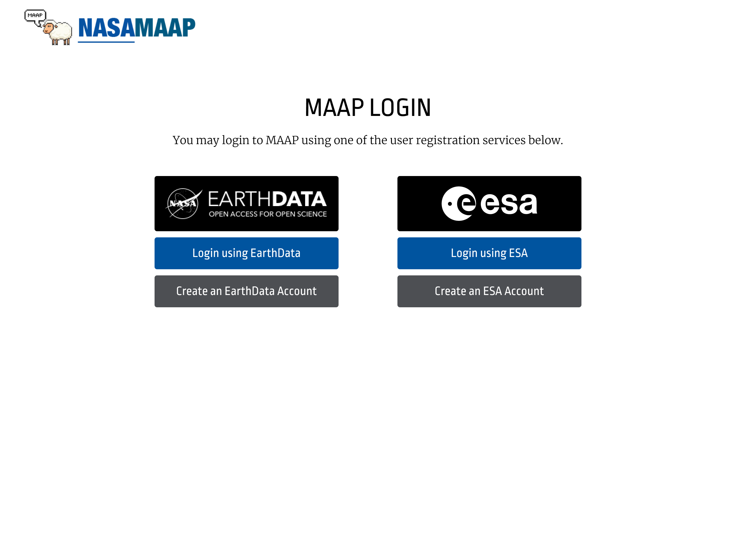 Login/Registration needs extra documentation · Issue #405 · MAAP-Project/Community · GitHub