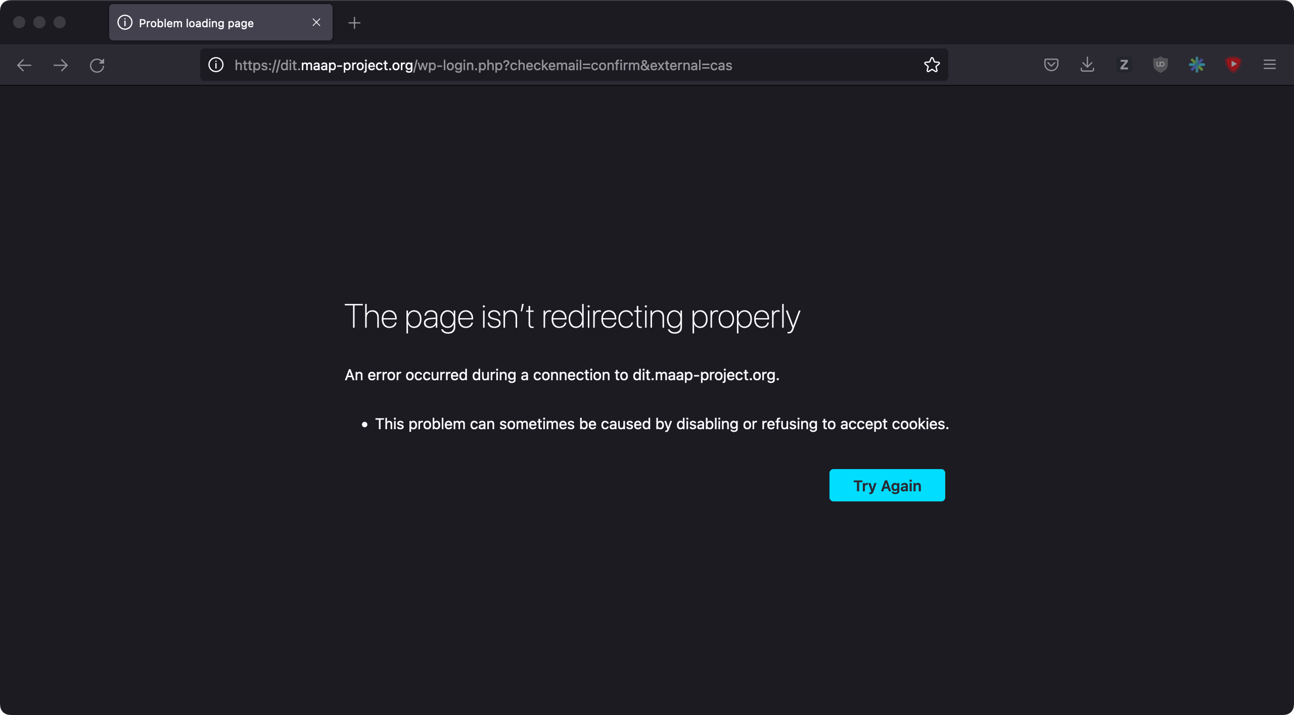 Authorizer redirects to CAS when using forget password feature · Issue #591 · MAAP-Project ...