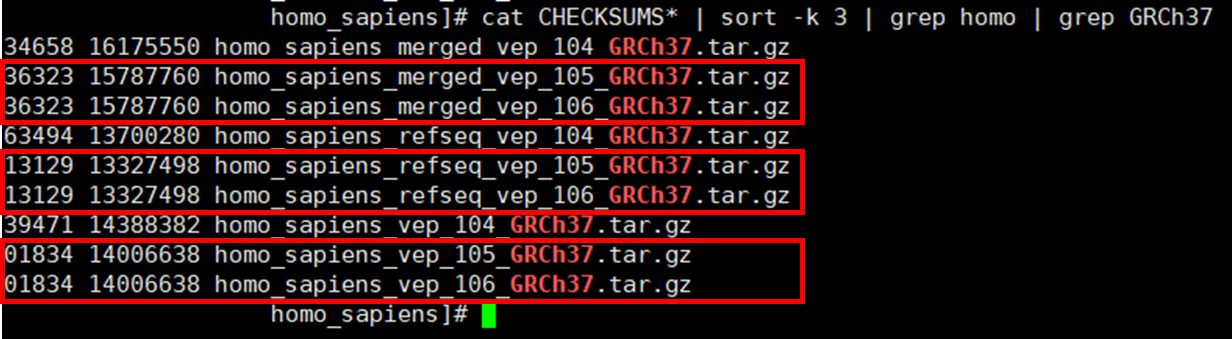 Missing GRCh37 106 Indexed Cache files · Issue #1152 · Ensembl/ensembl-vep · GitHub