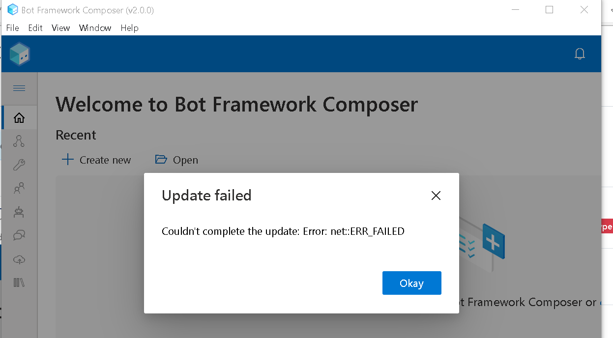 Cannot login to Bot Composer, login icon missing · Issue #9105 · microsoft/BotFramework-Composer ...