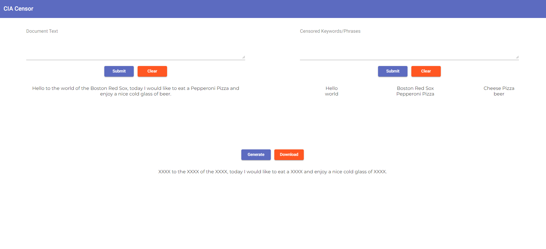 GitHub - DanielDanZhu/censor-app: Web App designed to censor specific ...