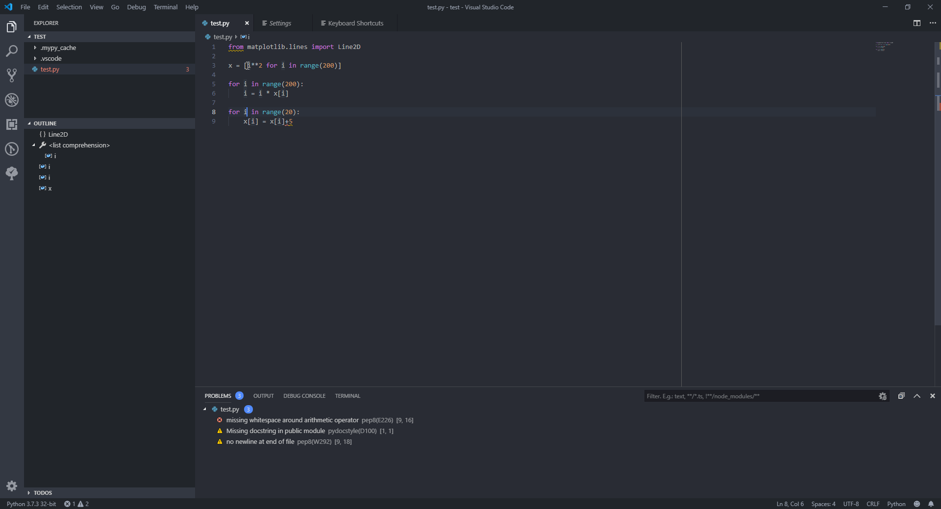 Scope of variables used in for loops is not respected when renaming ...