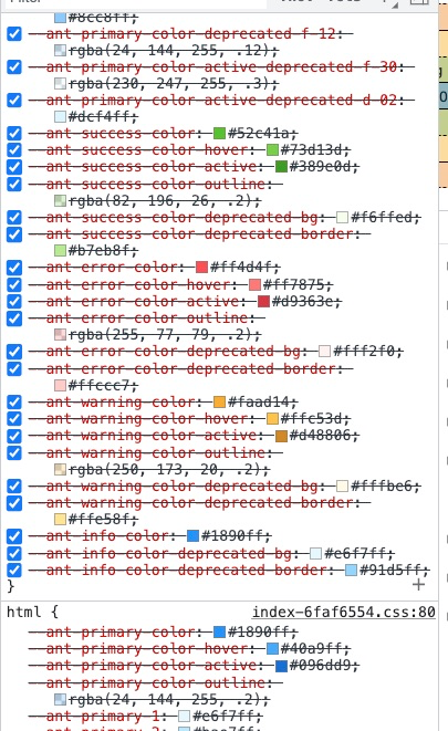 Antdvariablecss 包含多份 Html Css Variable · Issue 32529 · Ant Designant Design · Github