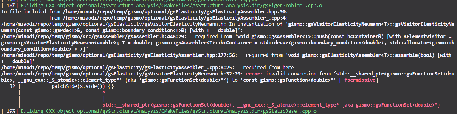 Could not build gsStructuralAnalysis module · Issue #609 · gismo/gismo · GitHub