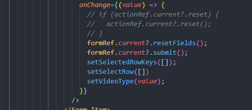 🧐[问题] proTAble如何手动实现onReset · Issue #1186 · ant-design/pro-components · GitHub