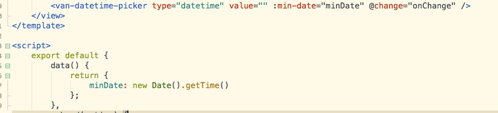 van-datetime-picker 使用当前时间，仅年生效 · Issue #1322 · youzan/vant-weapp · GitHub