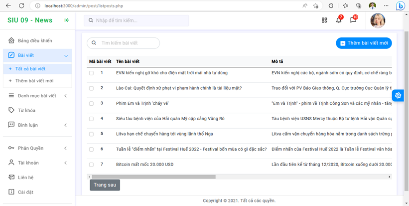 GitHub - QuanCamile/NewsWeb-PHP: To offer a seamless news reading experience by implementing SEO ...