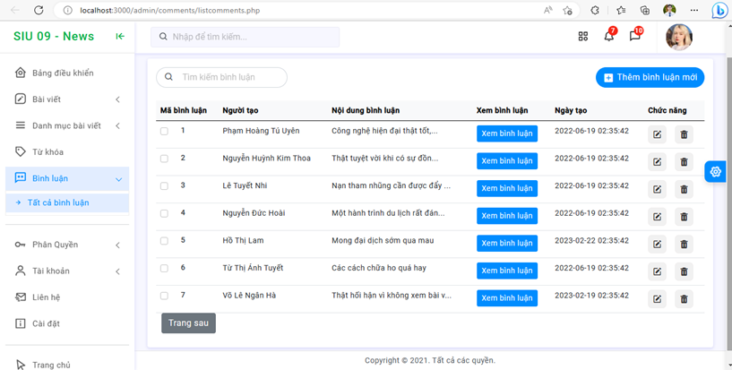 GitHub - QuanCamile/NewsWeb-PHP: To offer a seamless news reading experience by implementing SEO ...