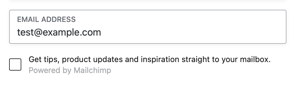 [enhancement] Remove Powered By Mailchimp Copy From Obw · Issue 37535 · Woocommerce