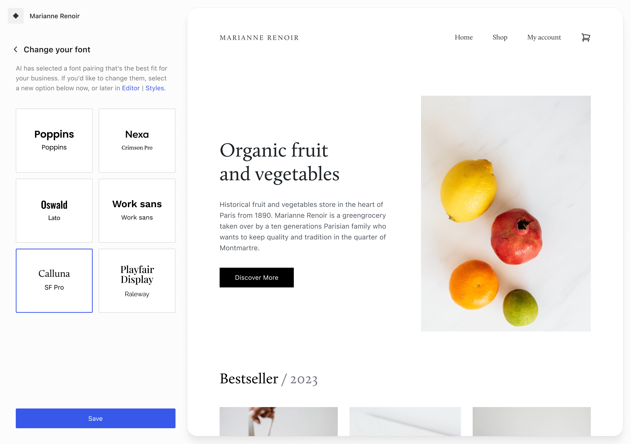 [customize Your Store] Fonts · Issue 39717 · Woocommerce Woocommerce · Github