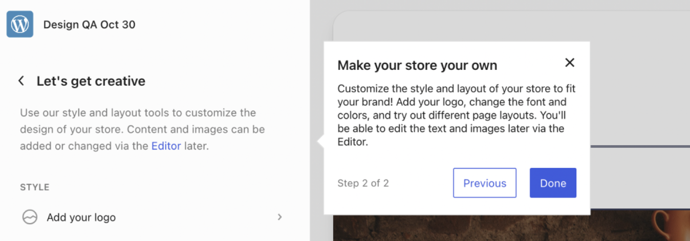 [Customize Your Store] Spotlight Tour caret is not centered vertically · Issue #41119 ...