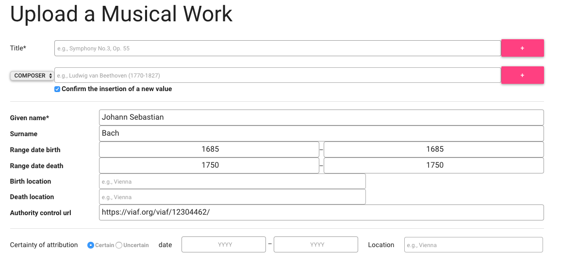 Add authority control link from VIAF as URL to a new creation of composer · Issue #247 · ELVIS ...