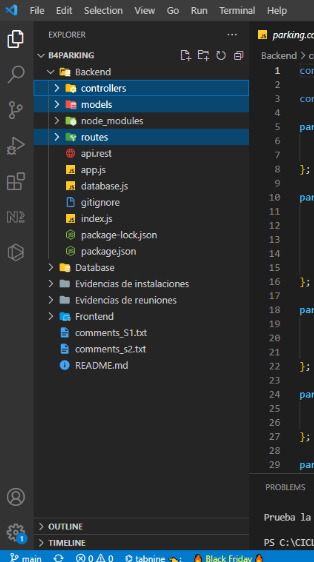 GitHub - aescobarbeltran/B4PARKING: Software para la gestión de plazas de un parqueadero