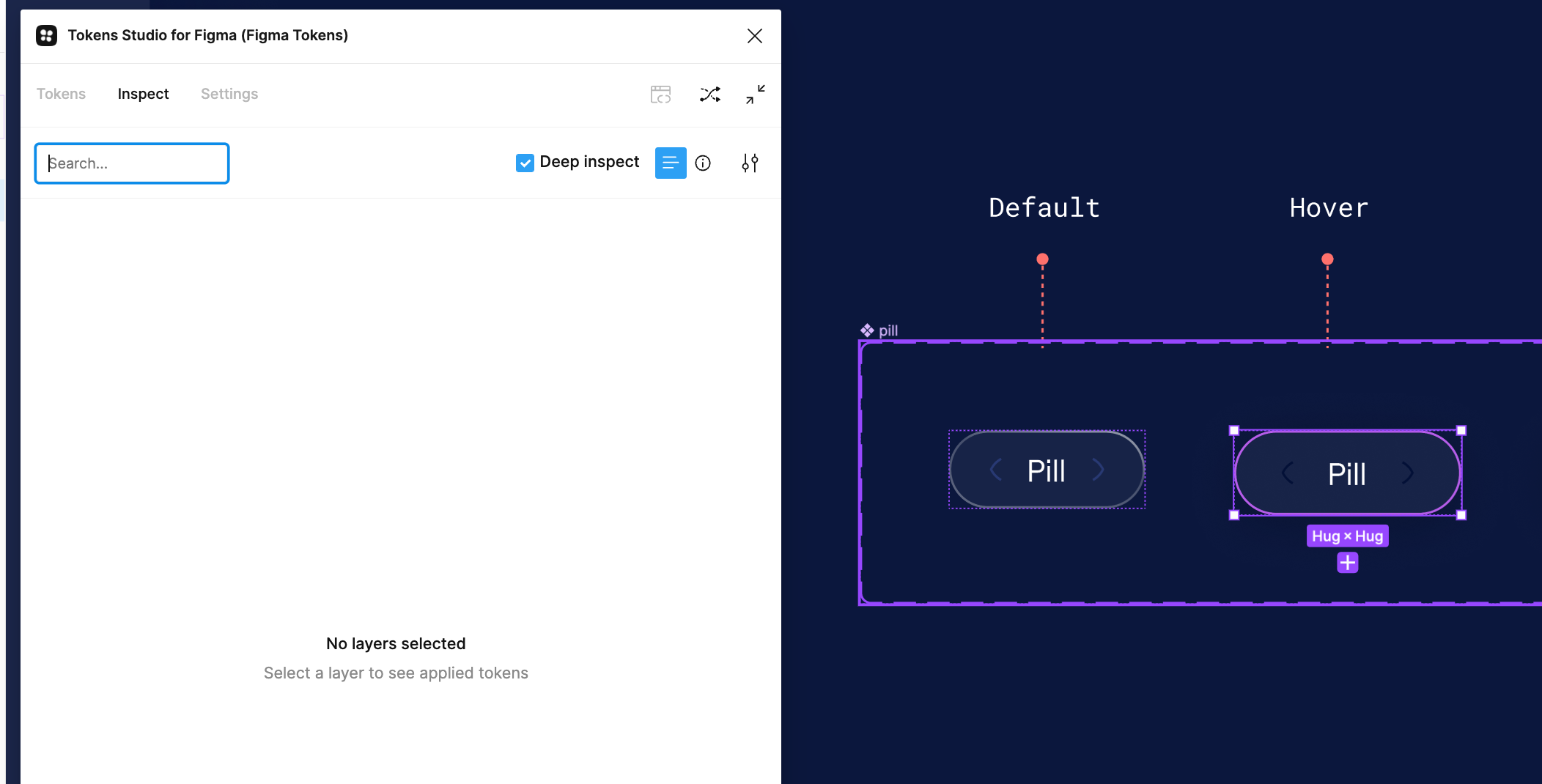 Unable to Inspect Tokens on certain Components · Issue #2205 · tokens-studio/figma-plugin · GitHub