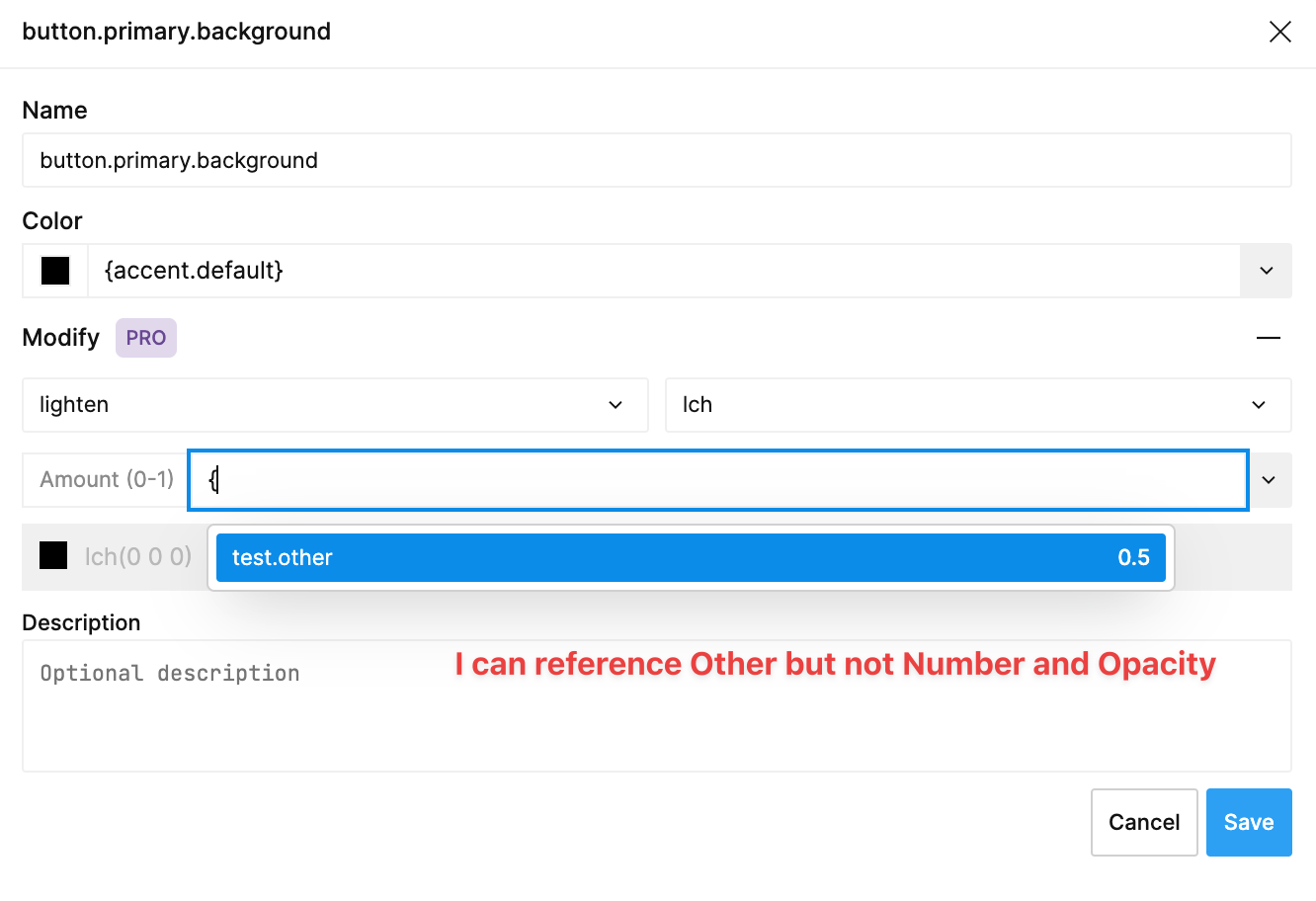 Ability To Display Opacity and Number Types As Suggestions · Issue ...