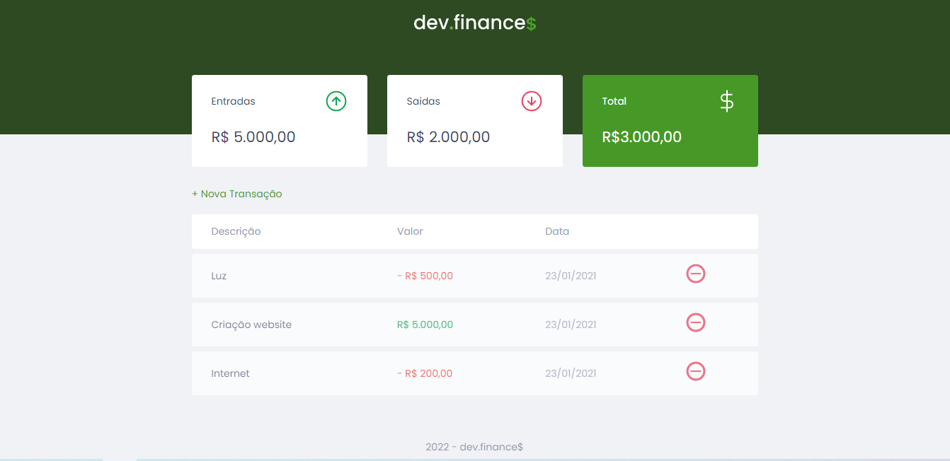 GitHub - Poliana-Correia/DevFinances