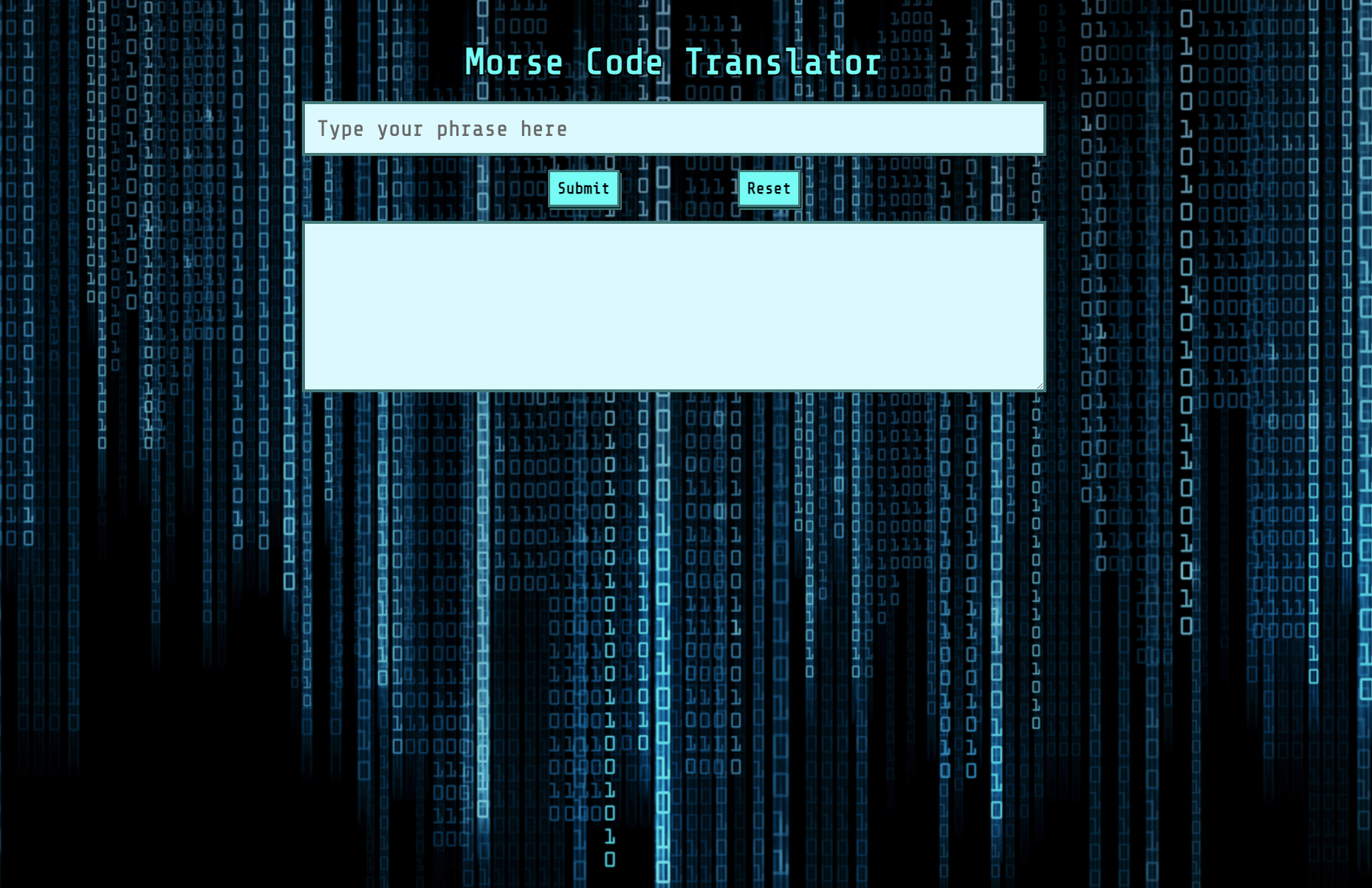 GitHub - MylesPillay/Morse-Code-Translator