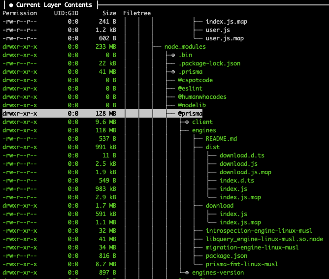 Make a smaller prisma node_module dependency · Issue #7520 · prisma/prisma · GitHub