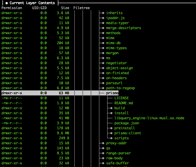 Make a smaller prisma node_module dependency · Issue #7520 · prisma/prisma · GitHub