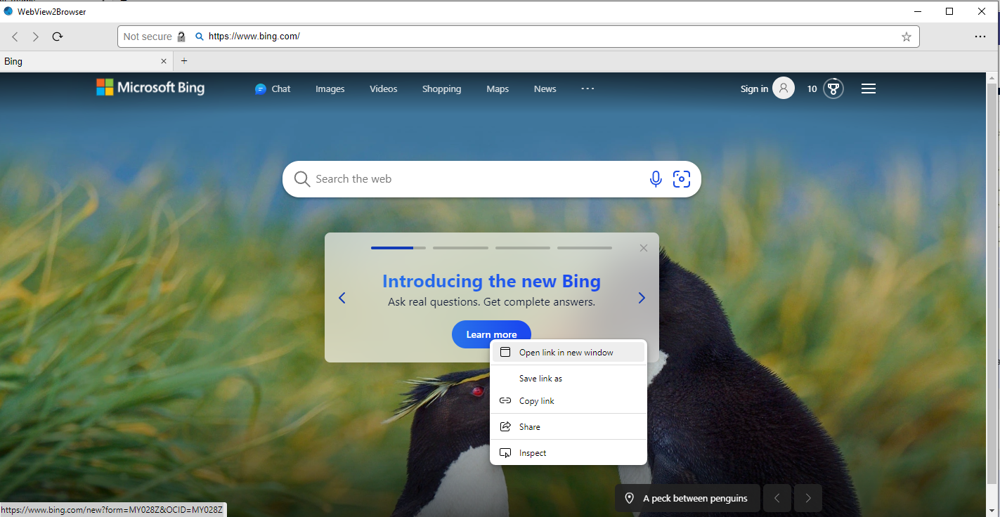 All links open in a New Window instead of a New Tab · Issue #49 · MicrosoftEdge/WebView2Browser ...