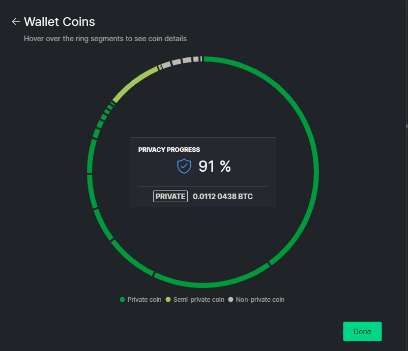 "unconfirmed Semi-private coin" changes to "non-private coin" after confirmation · Issue #9403 ...