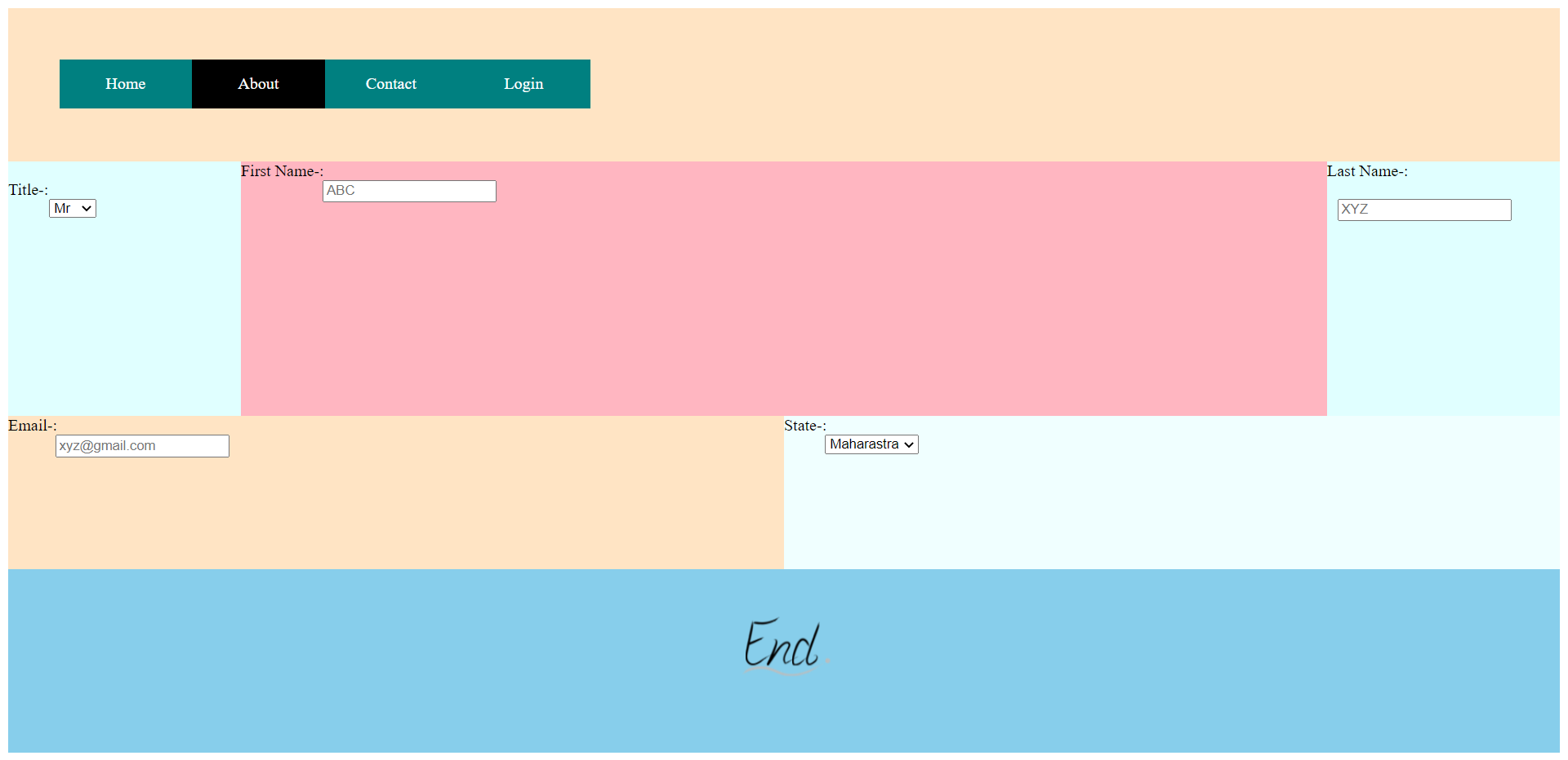 Github Patilsohamstatic Ui With Html Css With Multiple Pages And