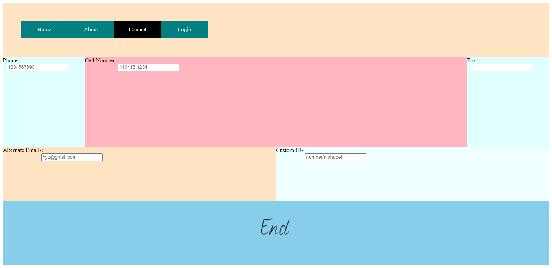 Github Patilsohamstatic Ui With Html Css With Multiple Pages And Navigation Static Ui With