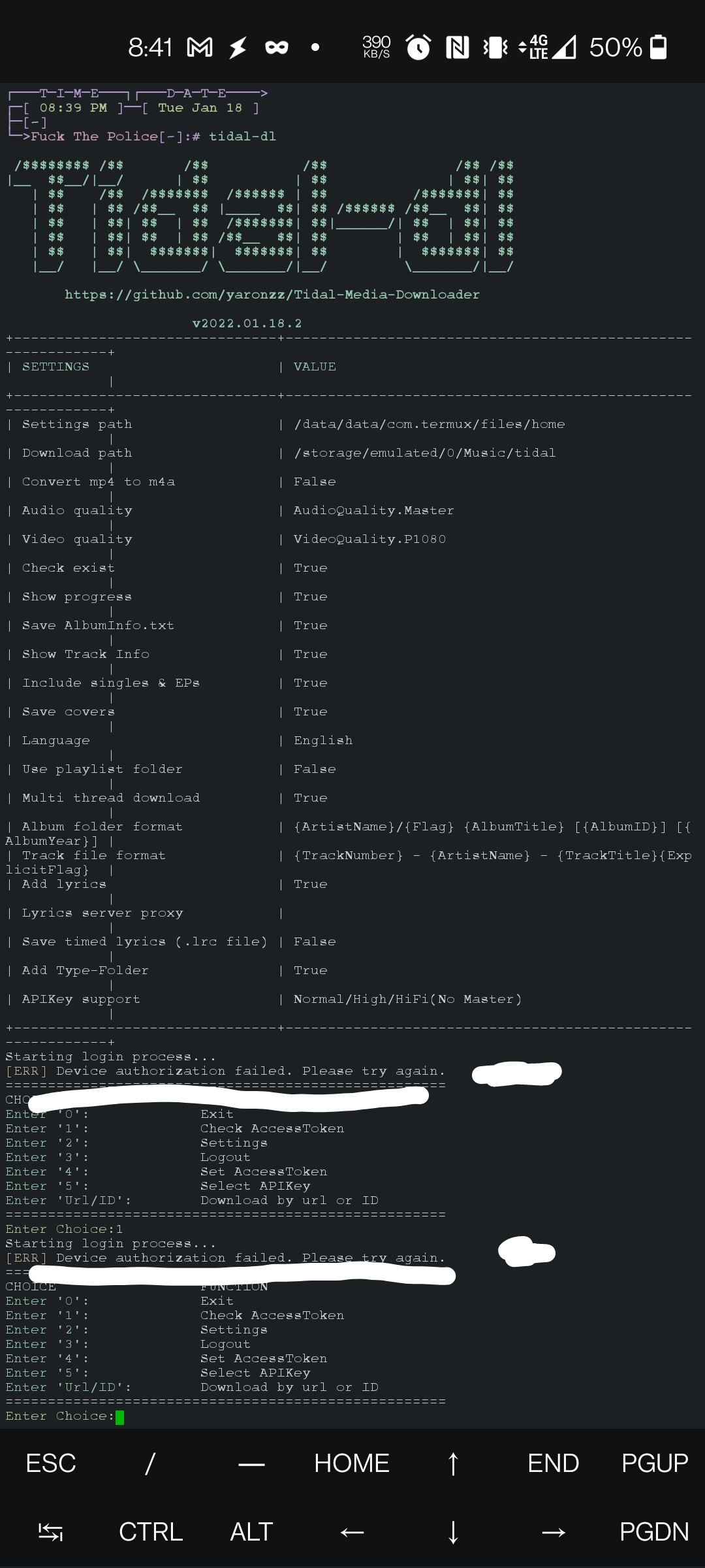 Tidal downloader Login issue · Issue #180 · yaronzz/Tidal-Media-Downloader-PRO · GitHub
