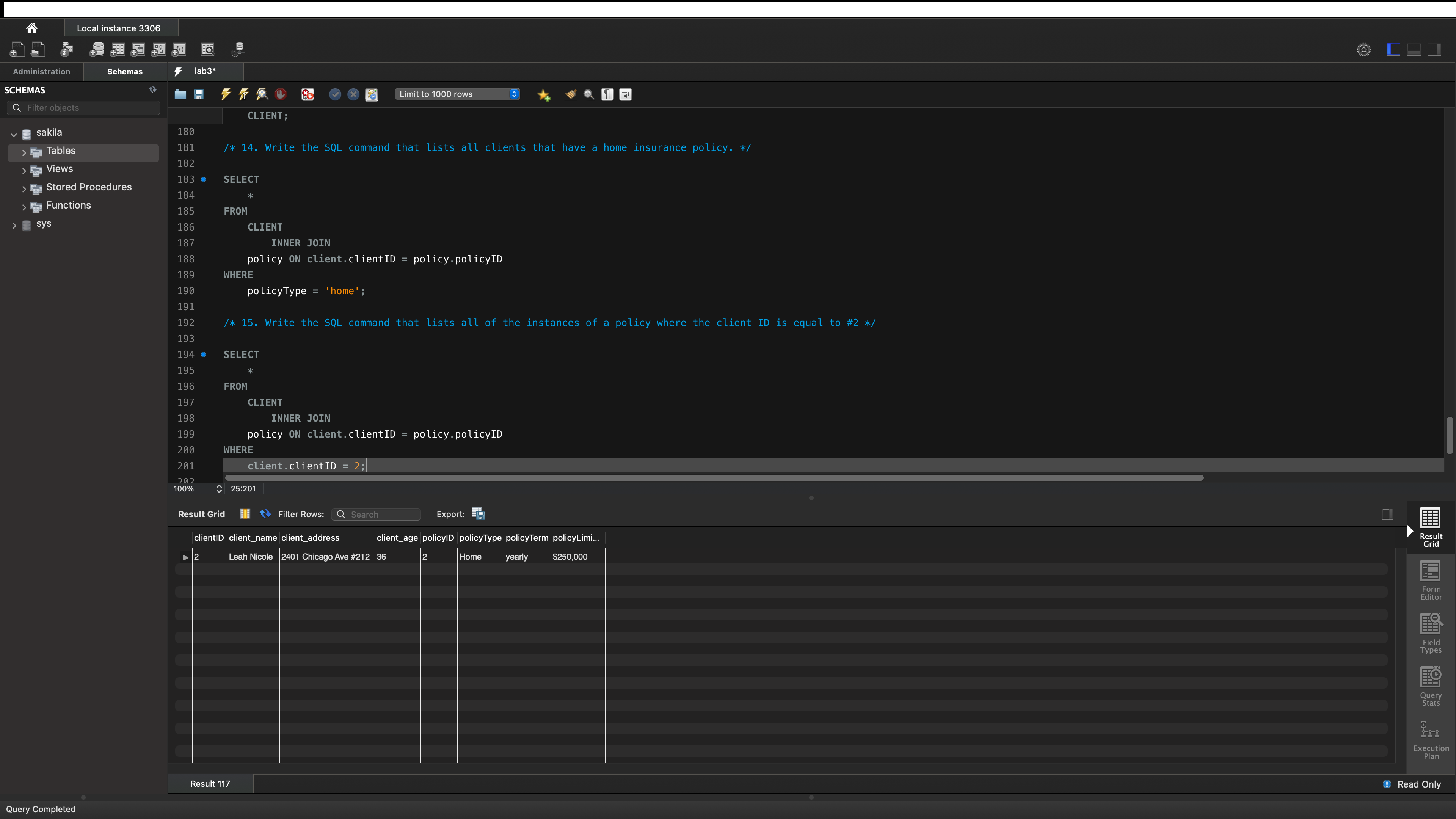 Github Luc Intro To Database Systemslab 3 Basic Sql Practice Tierneygrabowski Lab 3