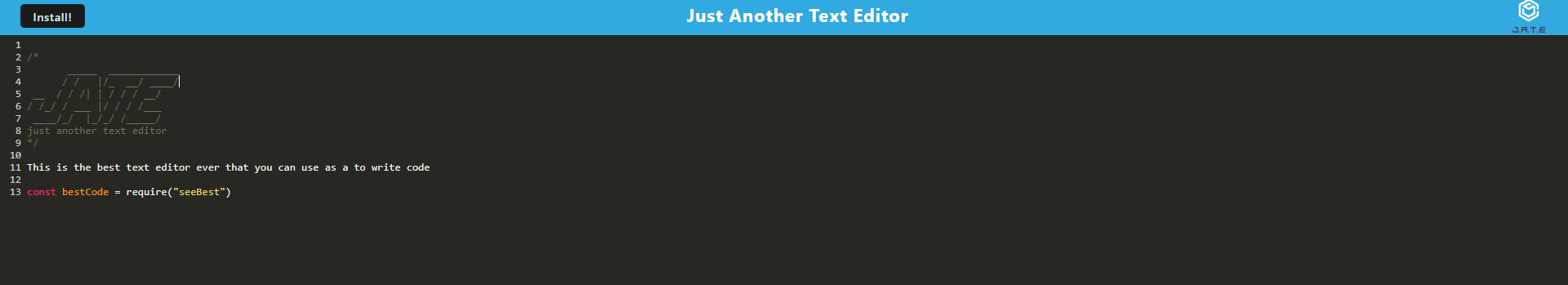 GitHub - Alexander-Ramirez/PWAtextEditor: This project allows users the ability to save a text ...
