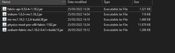 Not responding on fabric with sodium · Issue #361 · haubna/PhysicsMod · GitHub