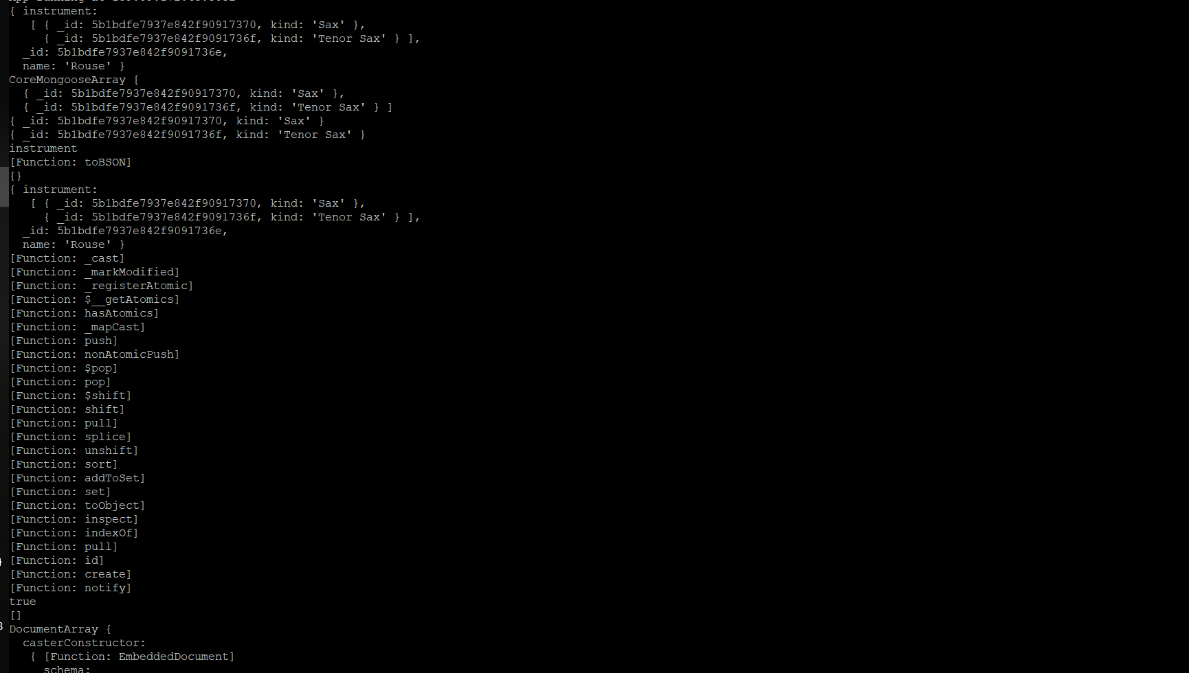 FInd return cursors in embedded docs · Issue #6572 · Automattic/mongoose · GitHub