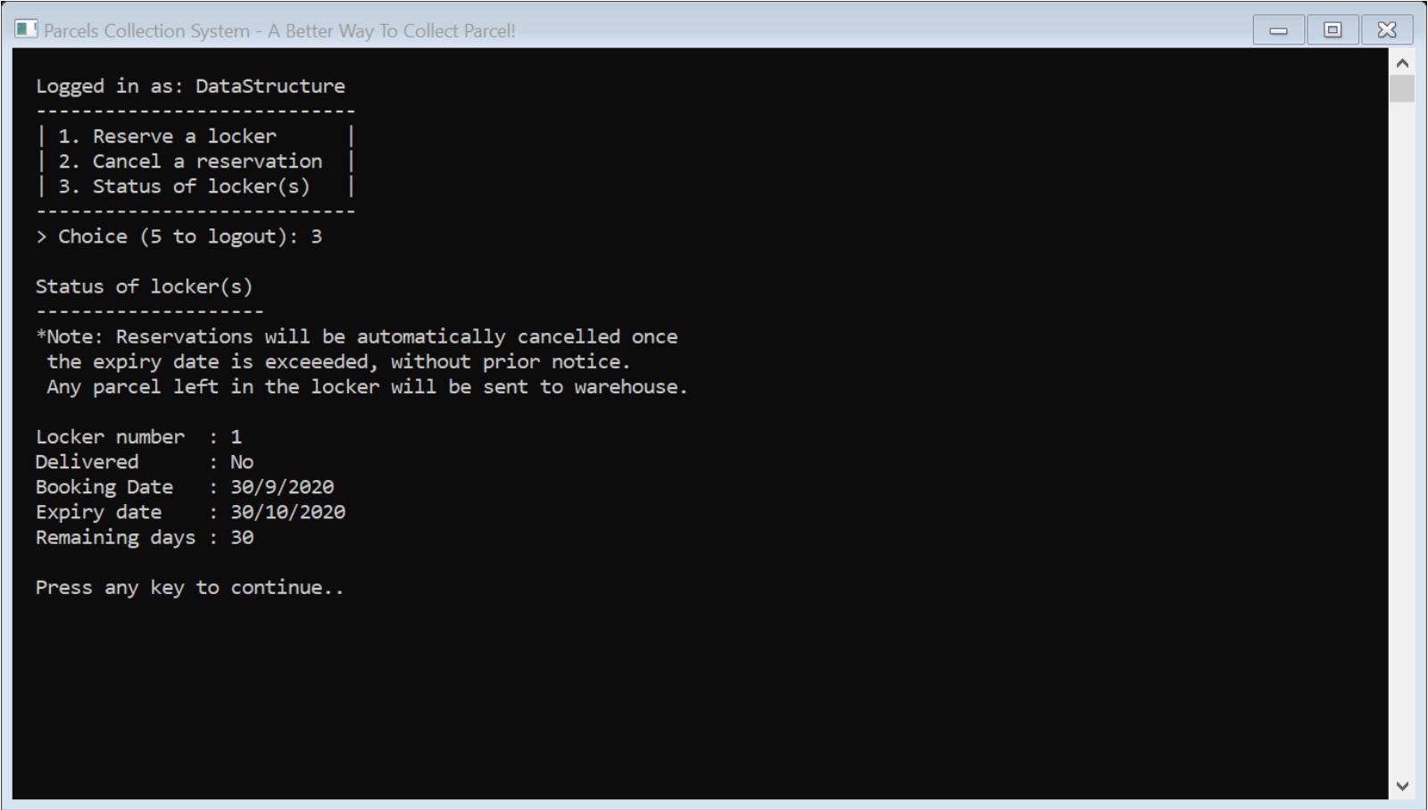 GitHub - soochin17/Parcels-Collection-System