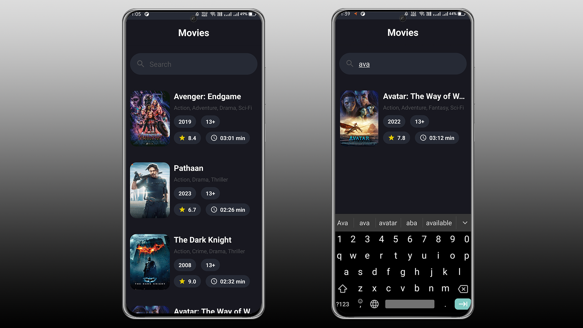GitHub - MeSauravSingh/MoviesApp: Movies list with searchable feature.
