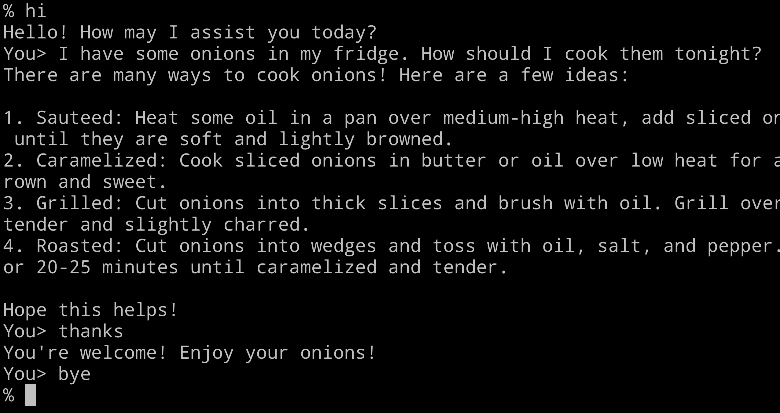 GitHub - otiai10/hi: Your friend in your terminal