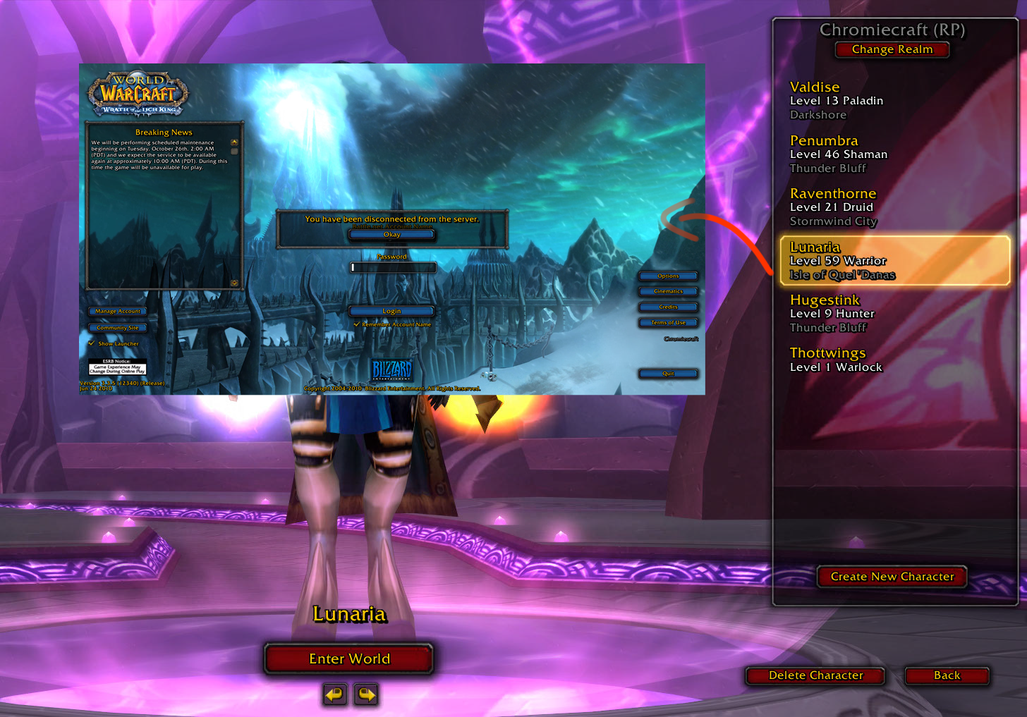 Shattered Sun Staging Area FP Available · Issue #2192 · chromiecraft ...