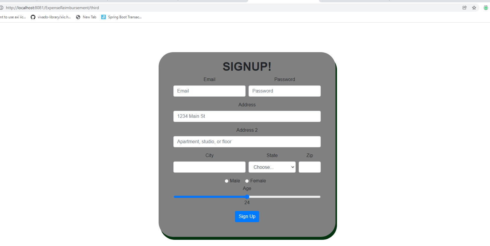 GitHub - william-bechtle/ExpenseReimbursement: HTML Project