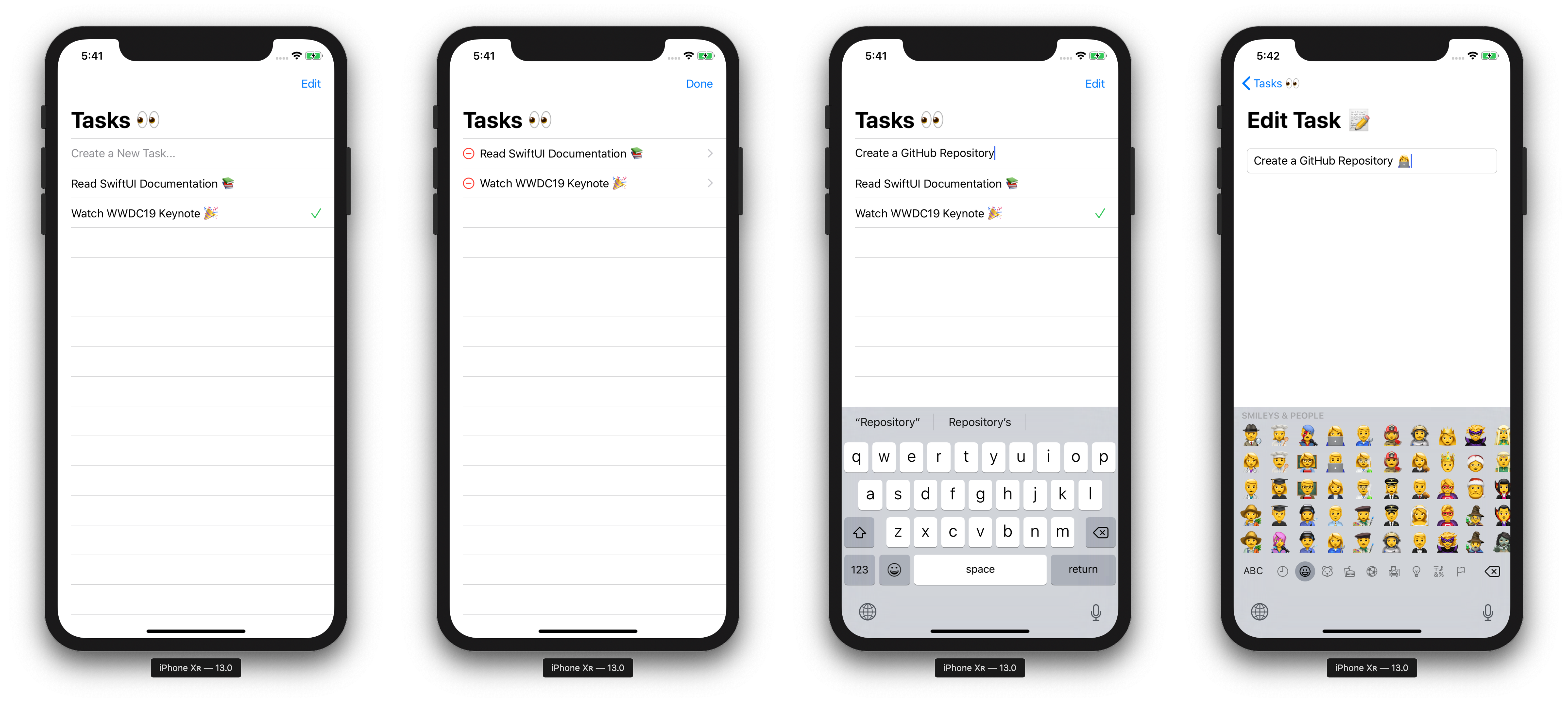 GitHub Devxoul SwiftUITodo An Example To do List App Using SwiftUI Which Is Introduced In WWDC19