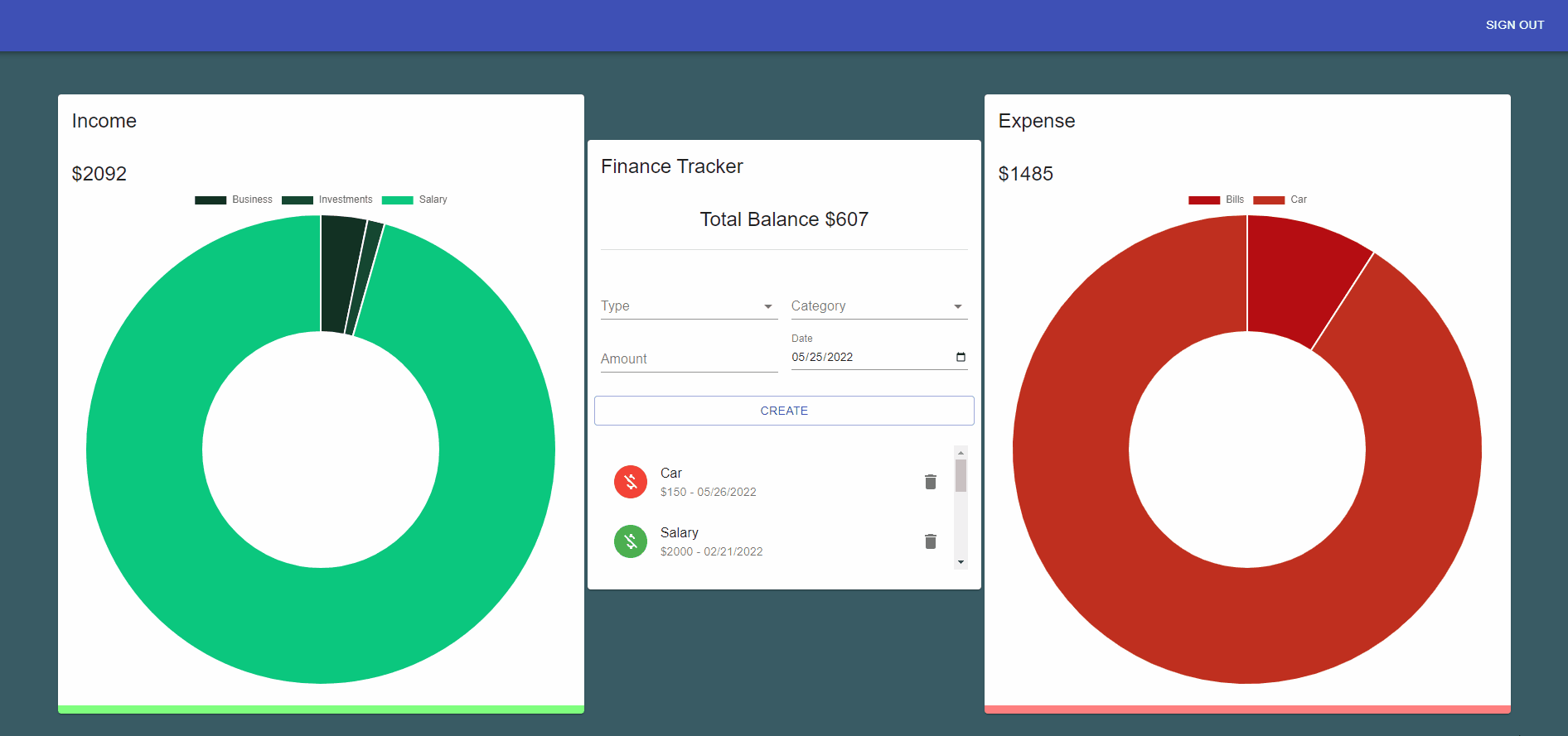 GitHub - Dustin-Davis/Finance-Tracker: A full stack web application for ...