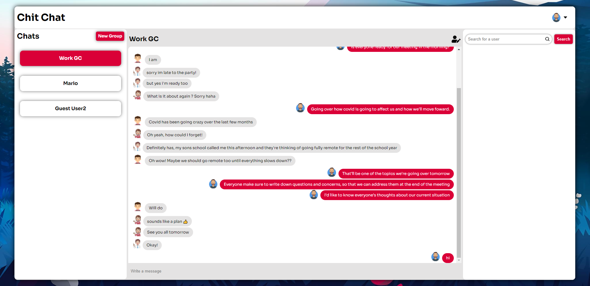 GitHub - VictorMMartinezJr/MERN-Chat-App: Chat app built with MongoDB, Express, ReactJS, & NodeJS