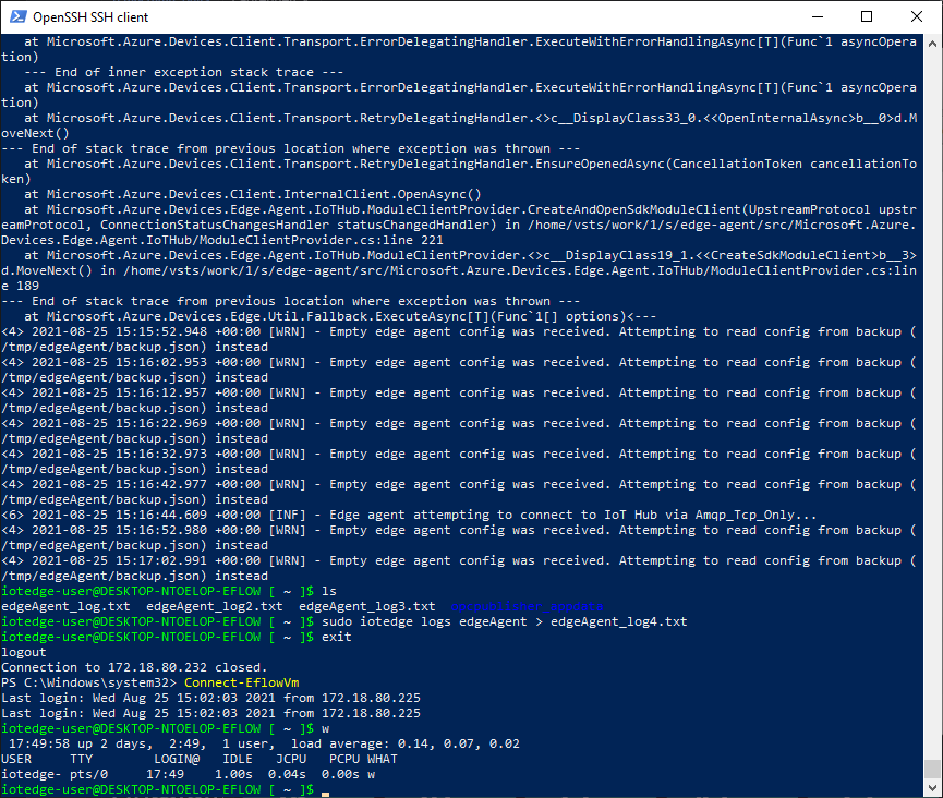 Azure IoT Edge for Linux on Windows is very unstable · Issue #63 · Azure/iotedge-eflow · GitHub