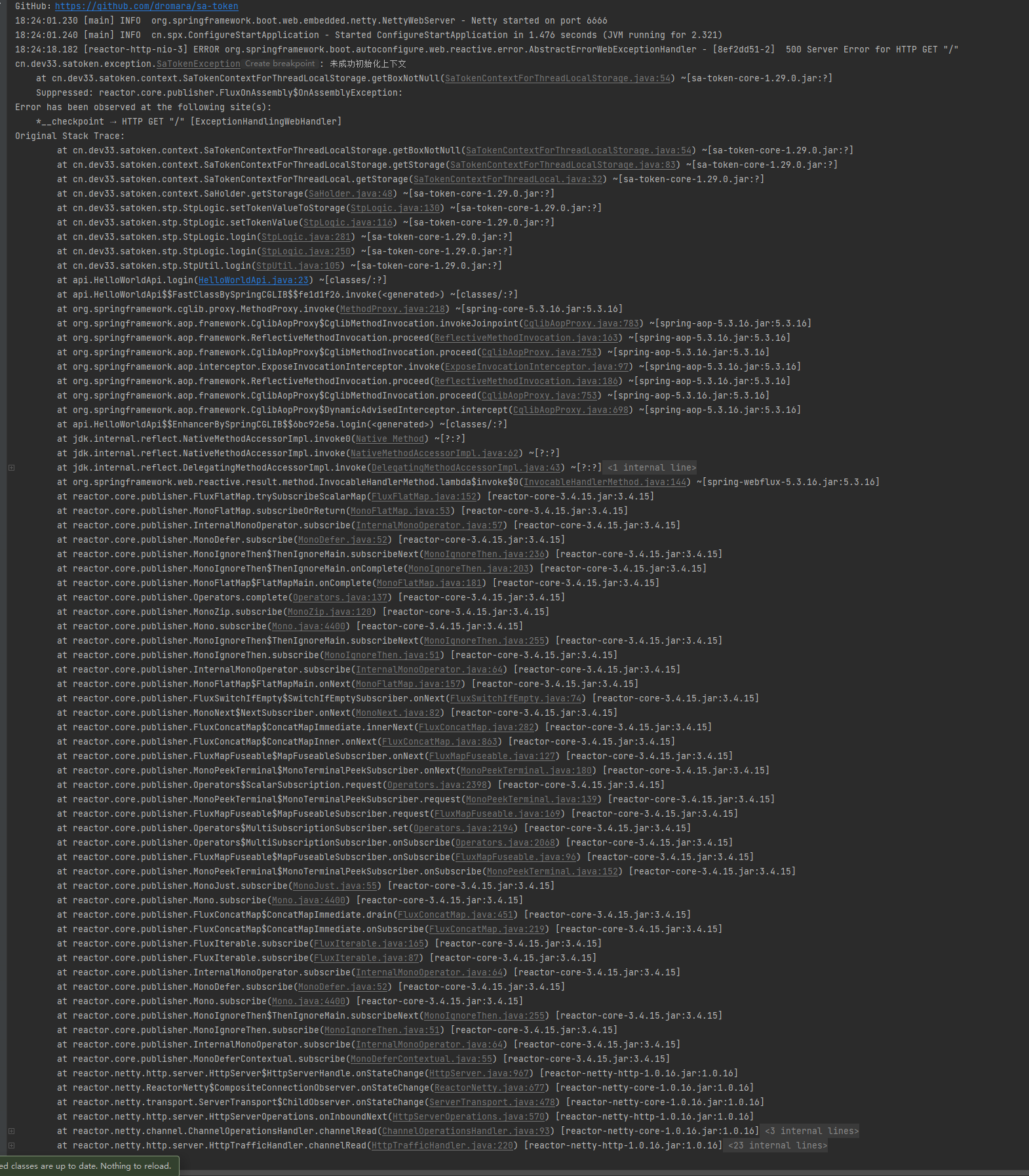 webflux 启动加载两次 · Issue #231 · dromara/Sa-Token · GitHub