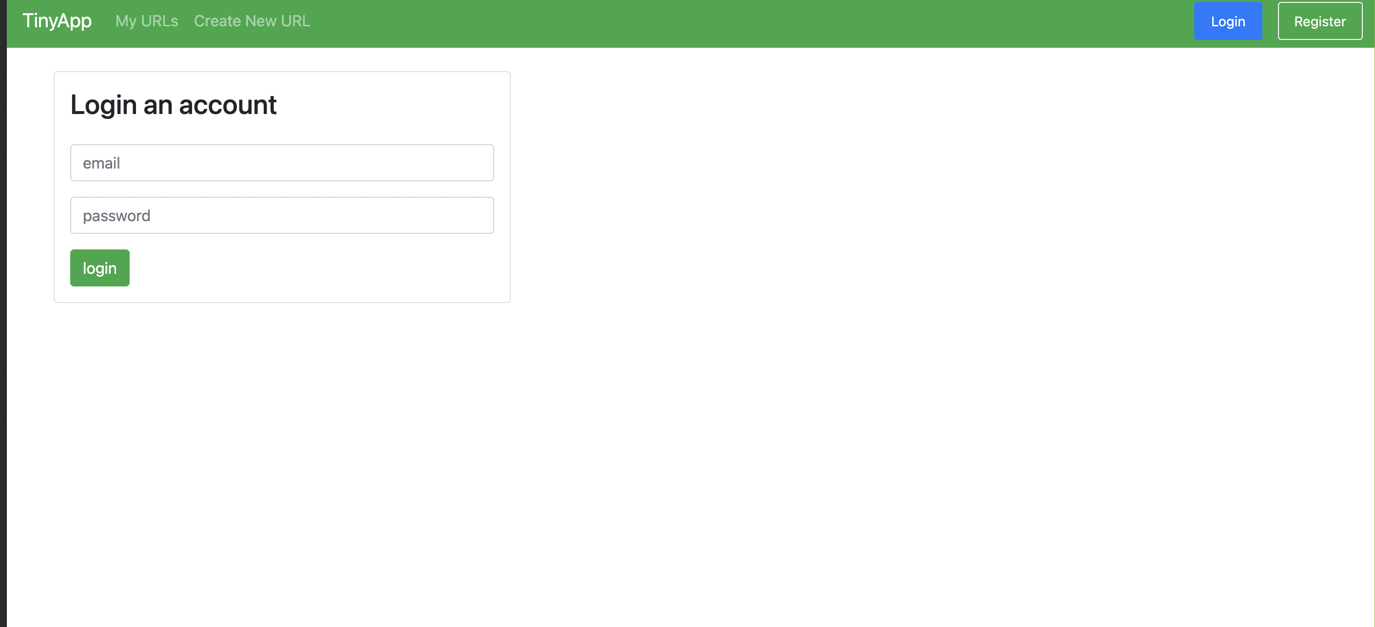 GitHub - RodaW/tinyapp: TinyApp is a full stack web application built with Node and Express that ...