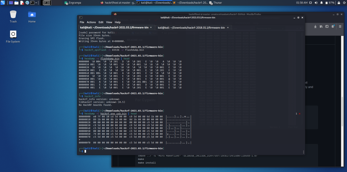 HackRF will not stay detectable after flash - Must use DFU-Util to be recognized · Issue #976 ...