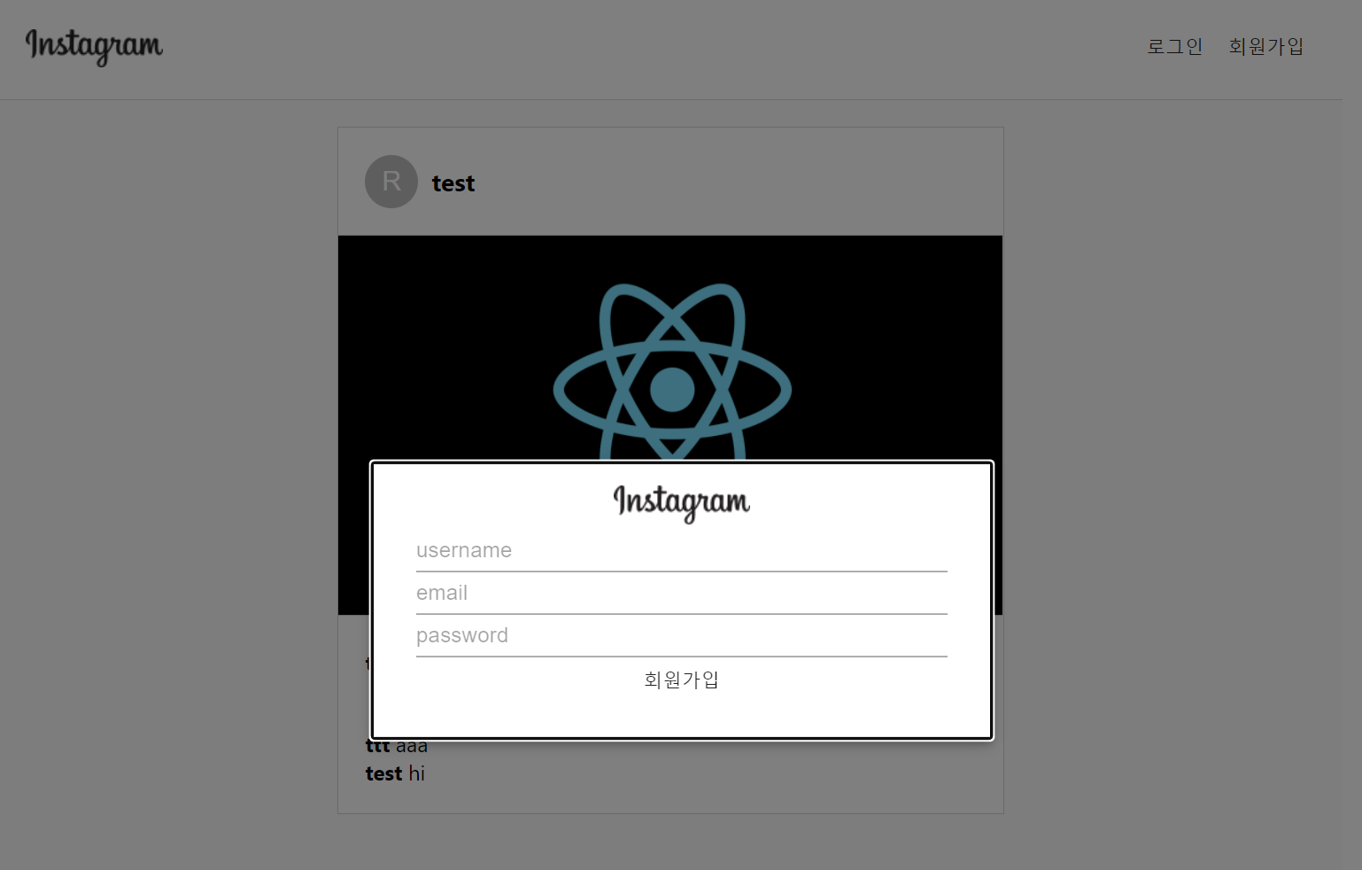 GitHub - IlearnML/instagram-react-clone